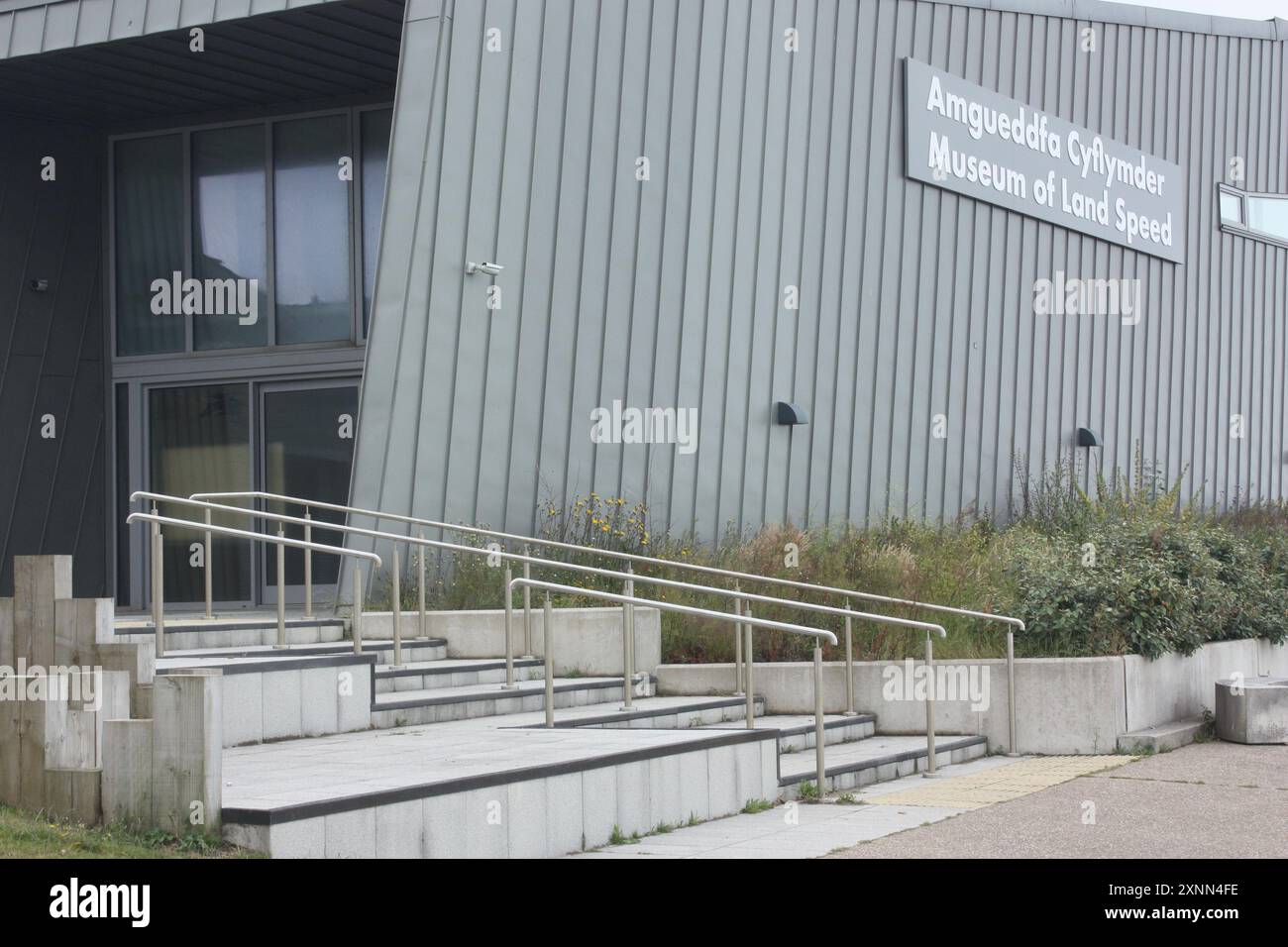 The Museum of Speed at Pendine Sands, Pembrokeshire, Wales, UK Stock ...