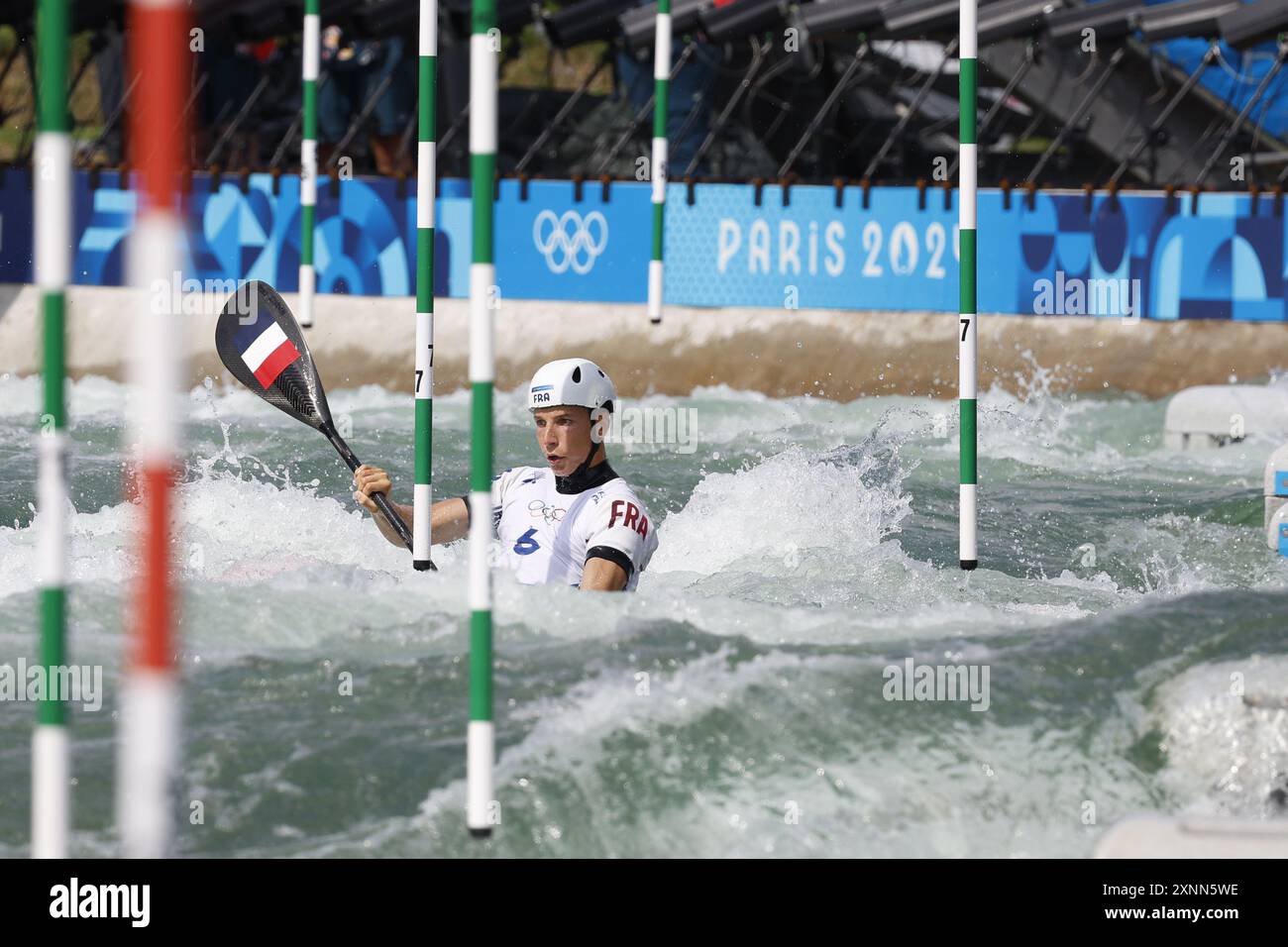 Canoe Slalom Men's Kayak Single Final during the Olympic Games Paris ...