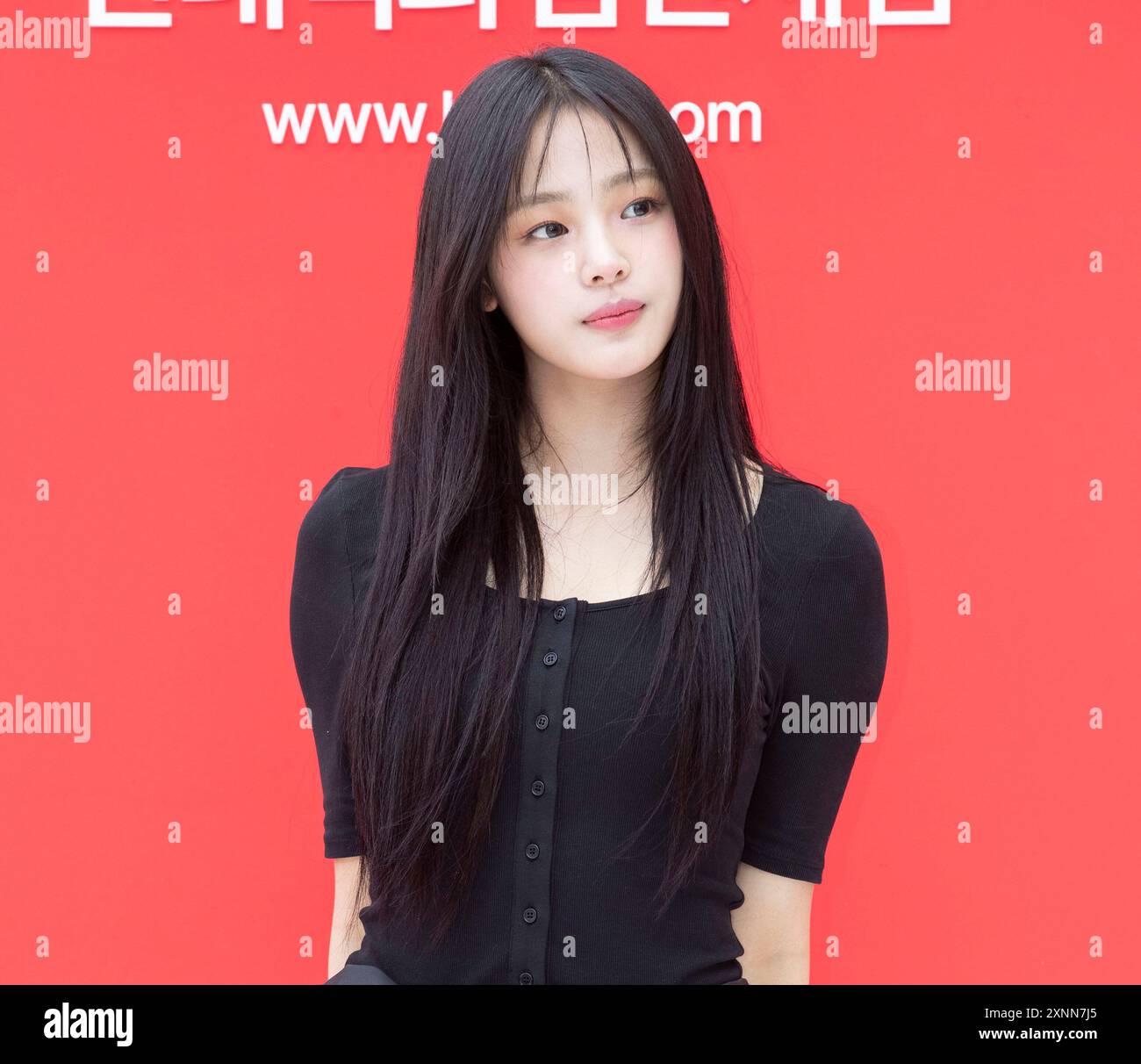 Seoul, South Korea. 1st Aug, 2024. South Korean singer Minji, member of ...