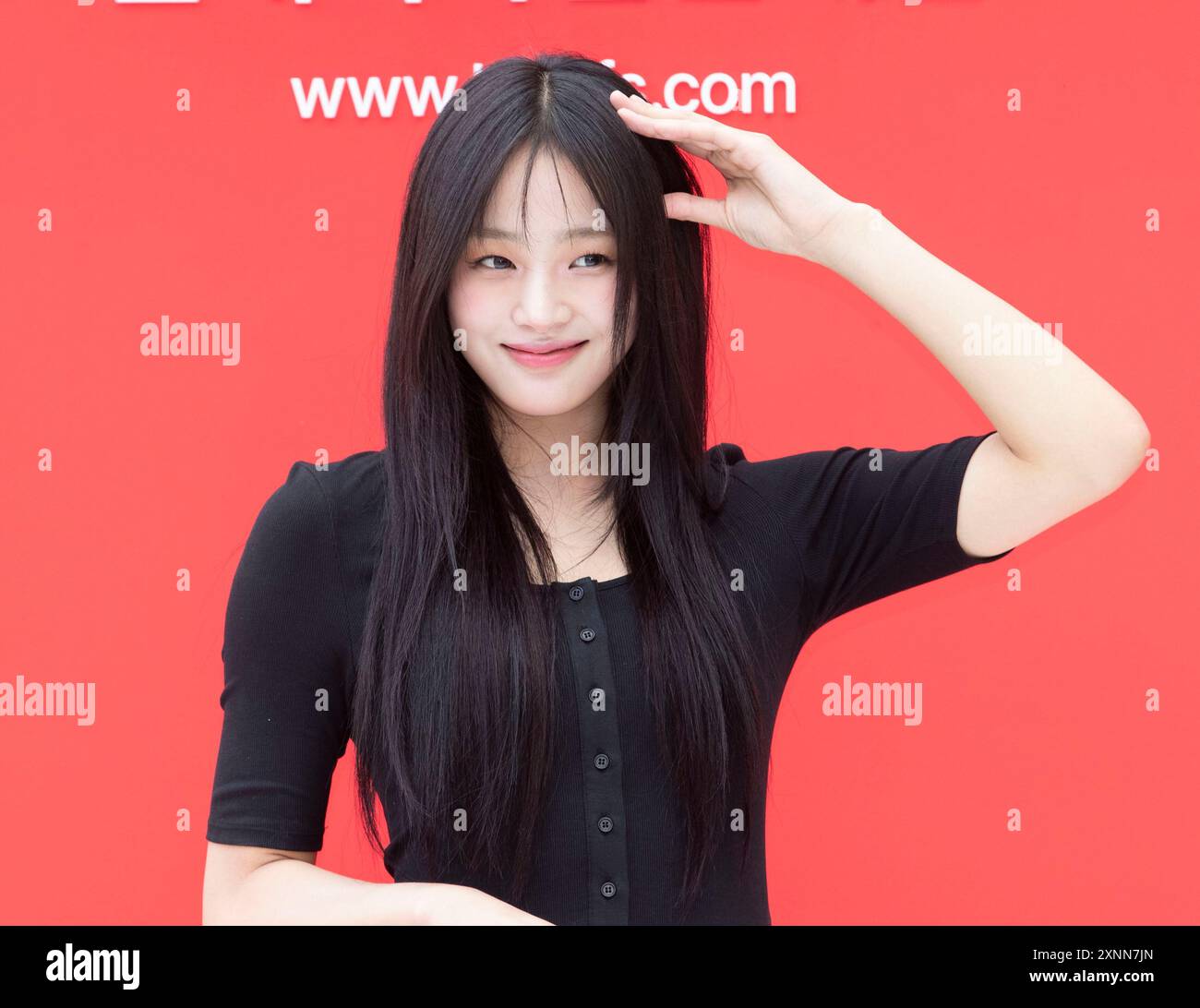 Seoul, South Korea. 1st Aug, 2024. South Korean singer Minji, member of ...