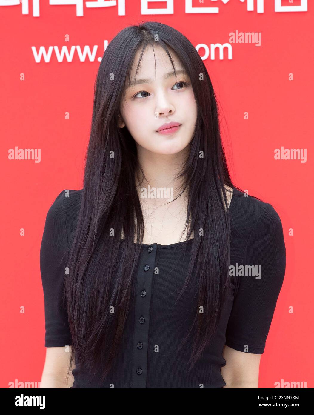 Seoul, South Korea. 1st Aug, 2024. South Korean singer Minji, member of ...