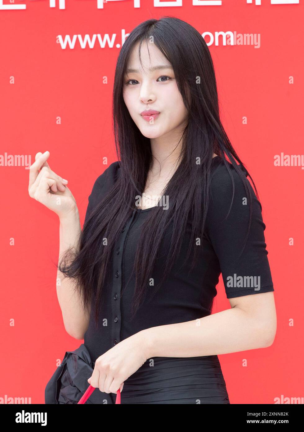 Seoul, South Korea. 1st Aug, 2024. South Korean singer Minji, member of ...