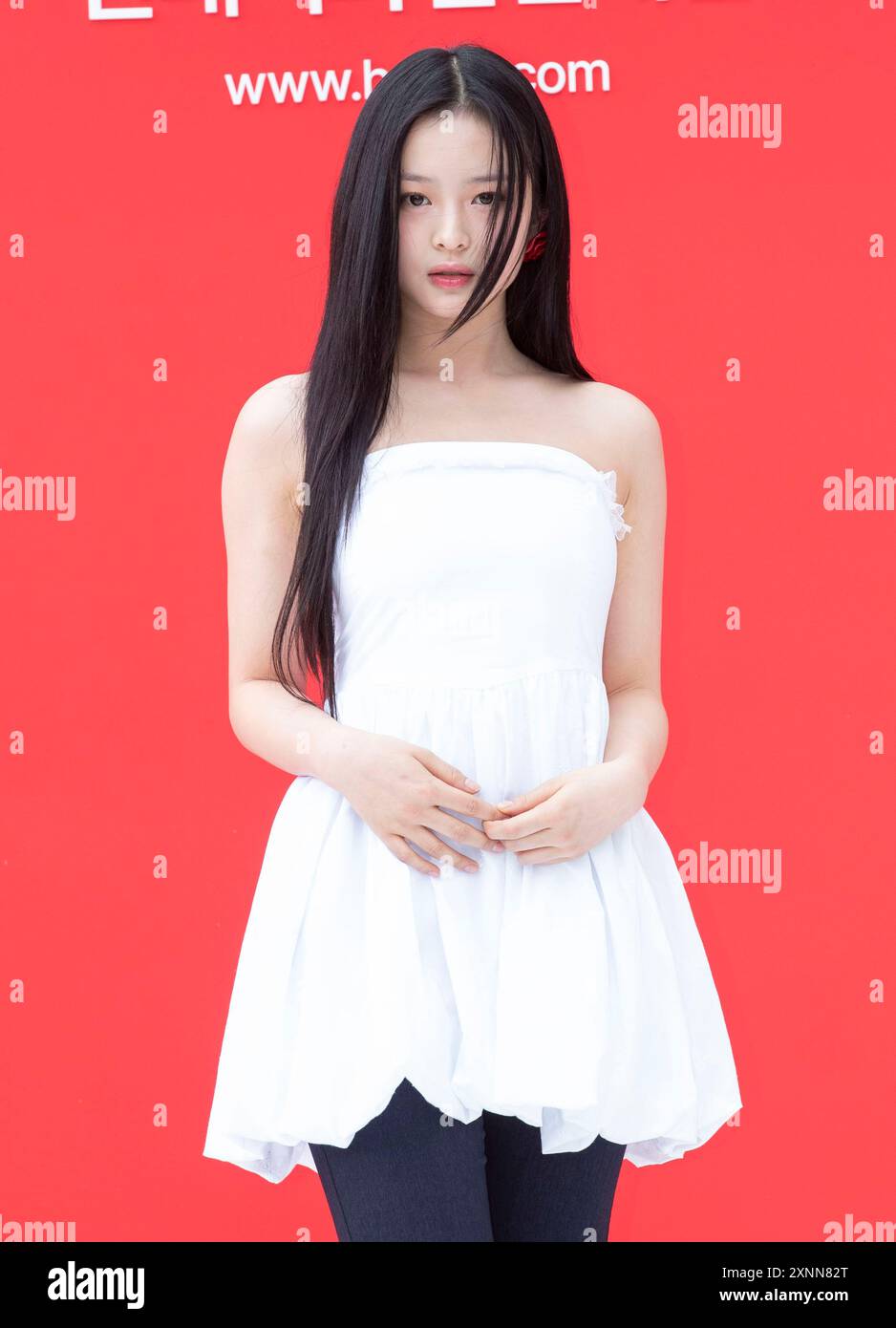 Seoul, South Korea. 1st Aug, 2024. Hani from Vietnamese-Australian, member of K-Pop girl group ...