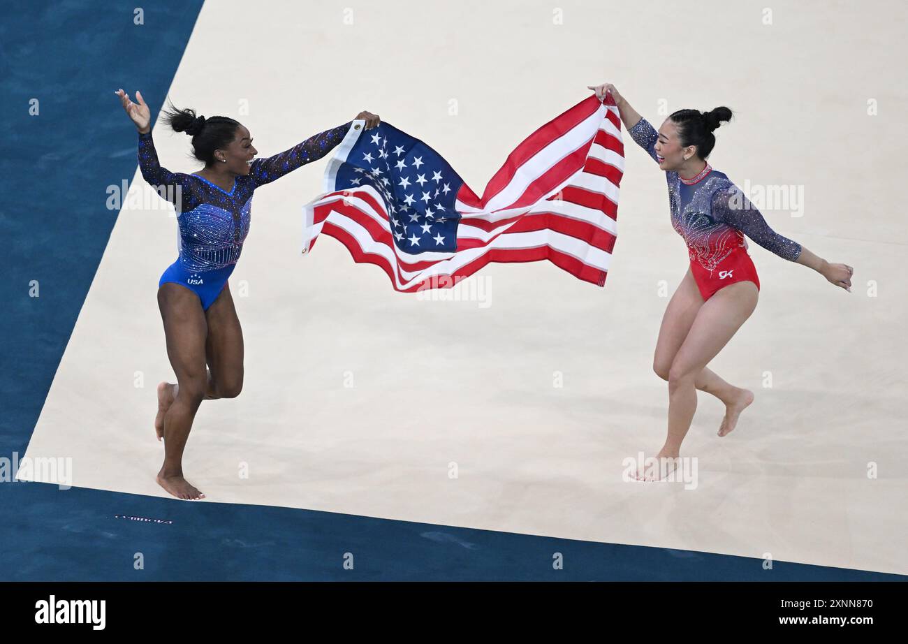 Paris, France. 01st Aug, 2024. Olympics, Paris 2024, gymnastics, all ...