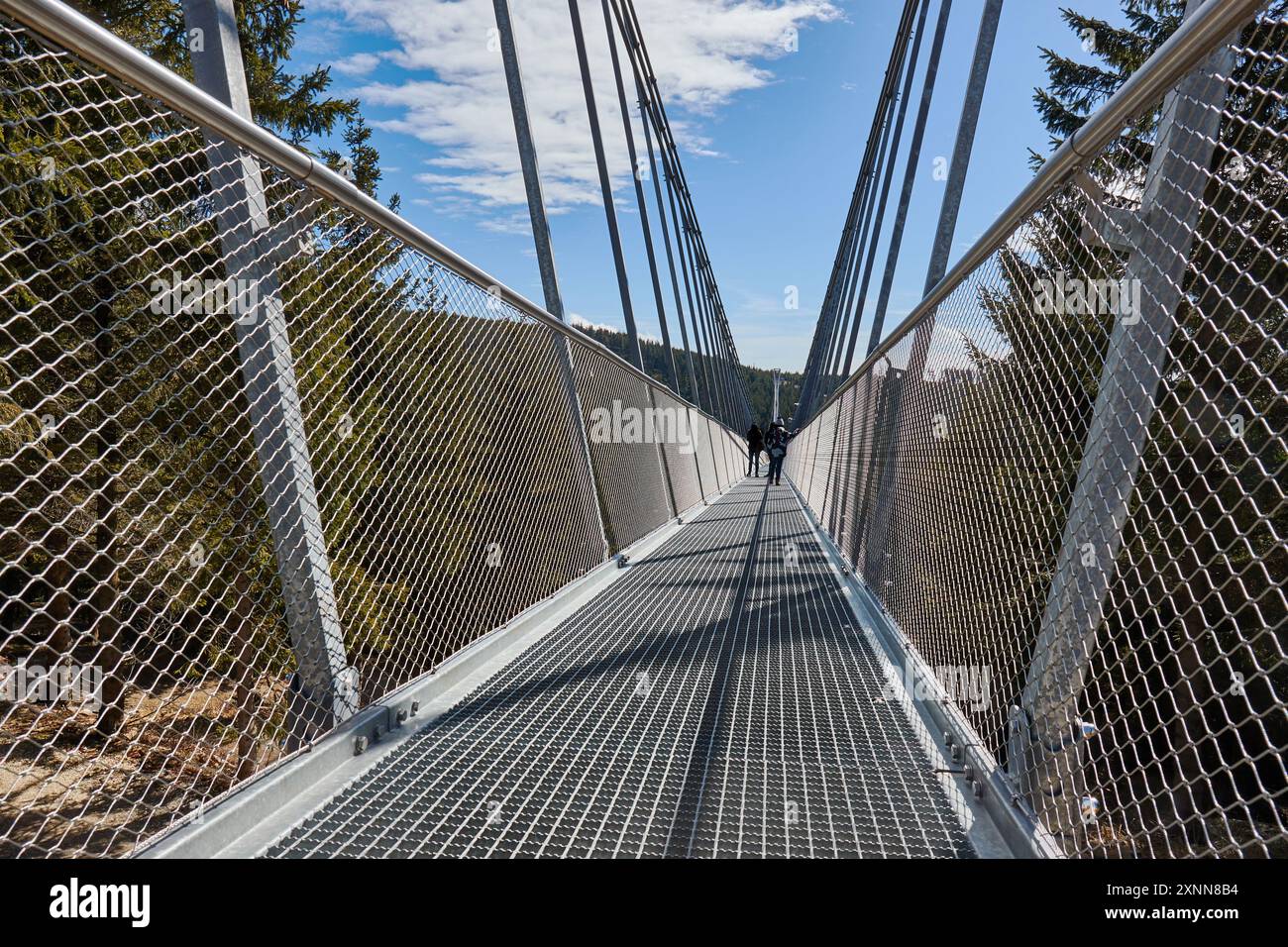 Skybridge 721 suspension footbridge hi-res stock photography and images ...