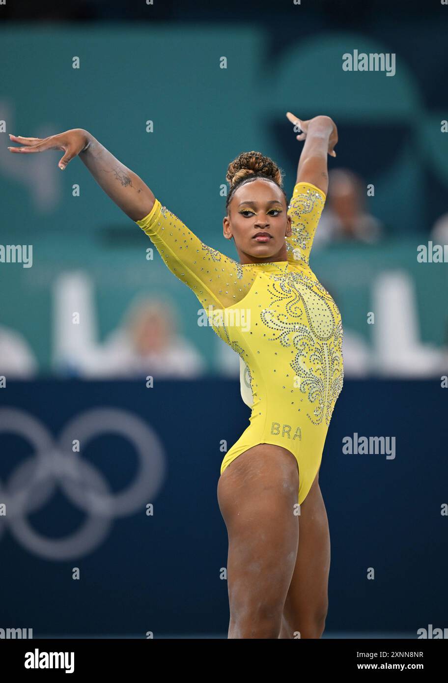 ANDRADE Rebeca of Brazil performs during Floor Exercise of the women's ...