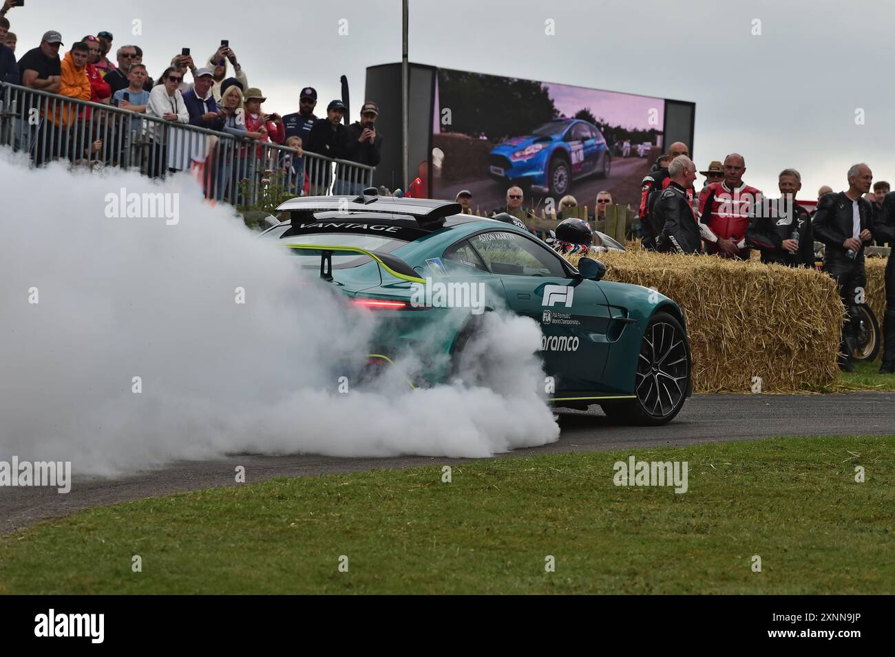 Aston Martin F1 Safety car letting off steam, The Formula 1 Teams, a ...