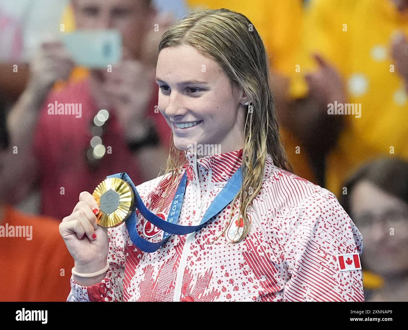 Paris, France. 01st Aug, 2024. Women's 200m Butterfly Final gold ...