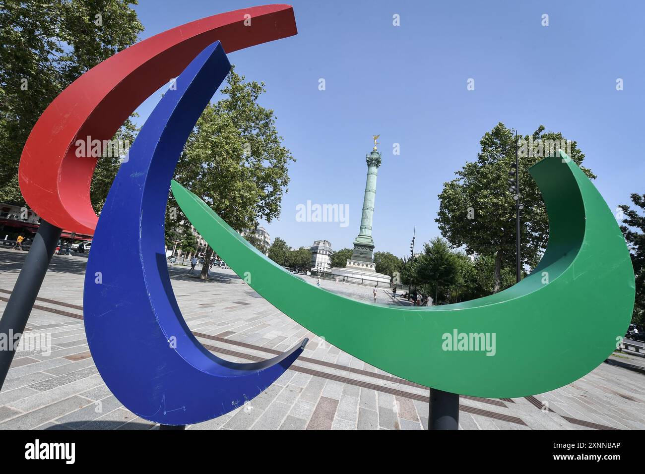 Paris, France. 01st Aug, 2024. This photograph shows the Paralympics ...