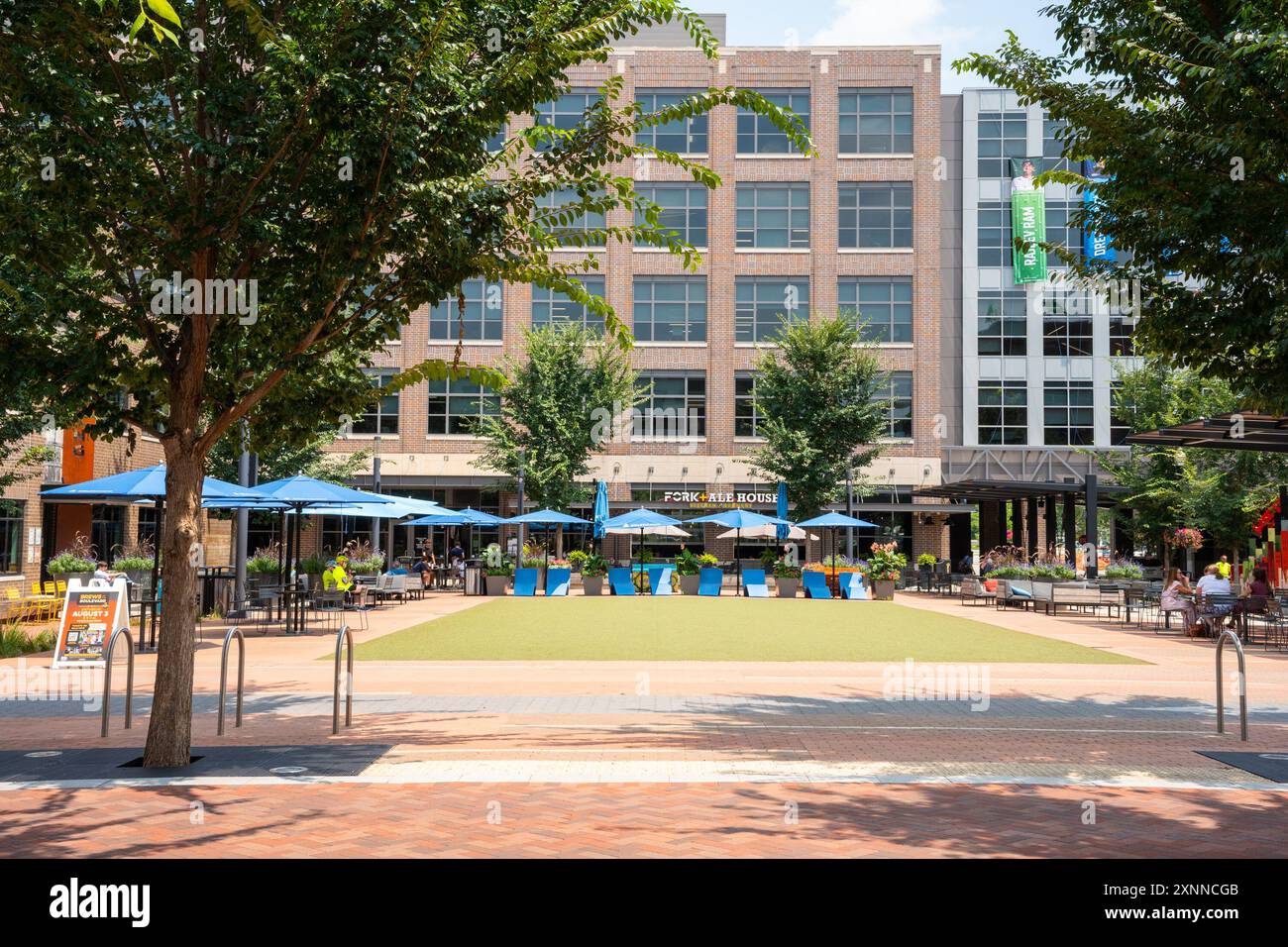 Carmel, Indiana - July 25, 2024: Street scene from midwest suburban ...