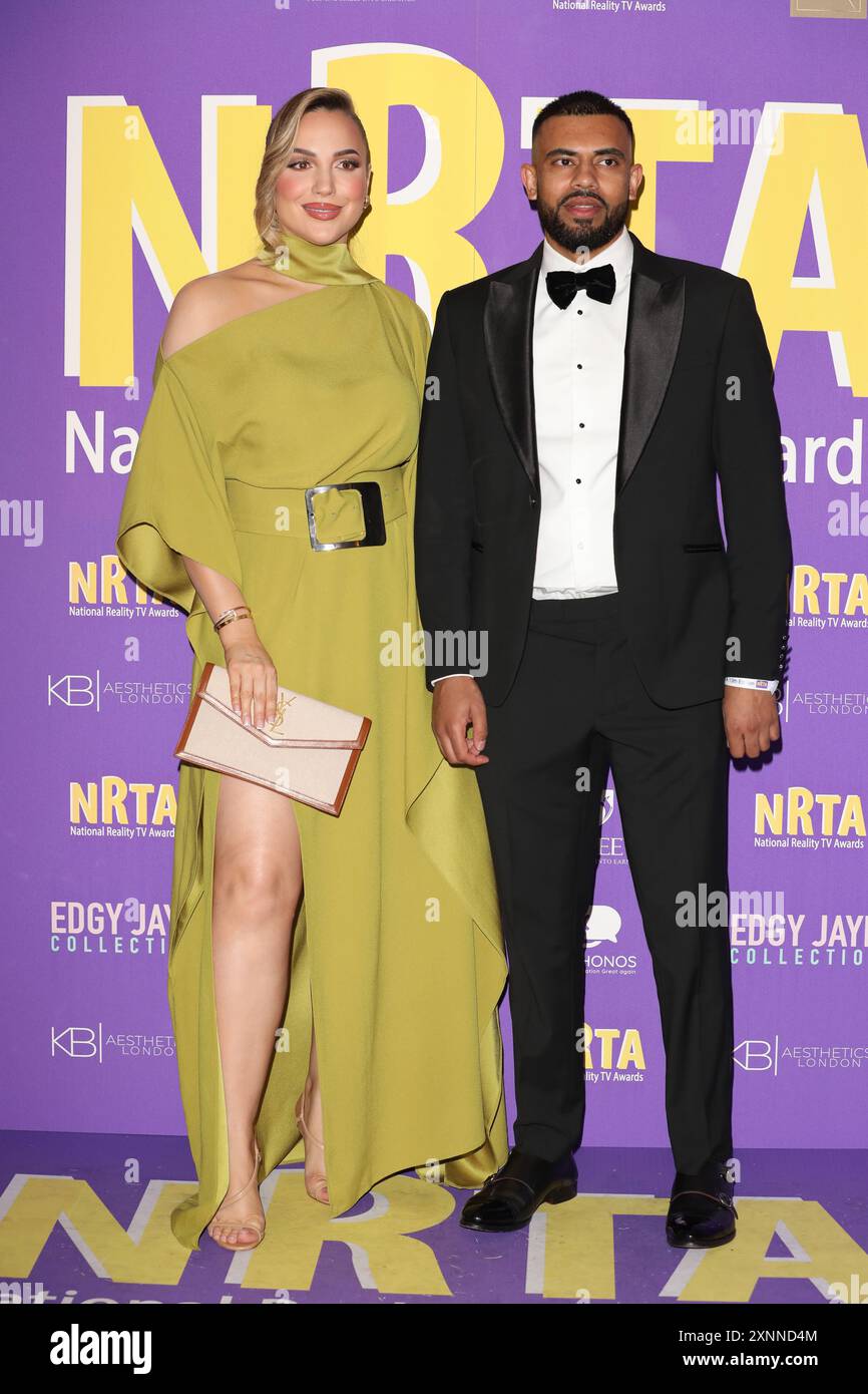 Paige Chohan attends National Reality TV Awards at Porchester Hall in ...