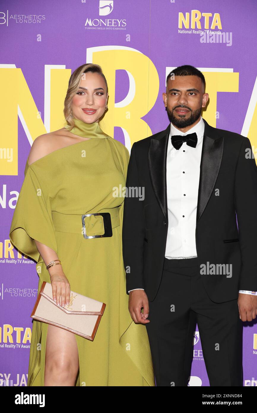 Paige Chohan attends National Reality TV Awards at Porchester Hall in ...