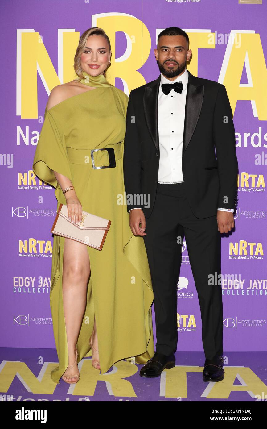 Paige Chohan attends National Reality TV Awards at Porchester Hall in ...