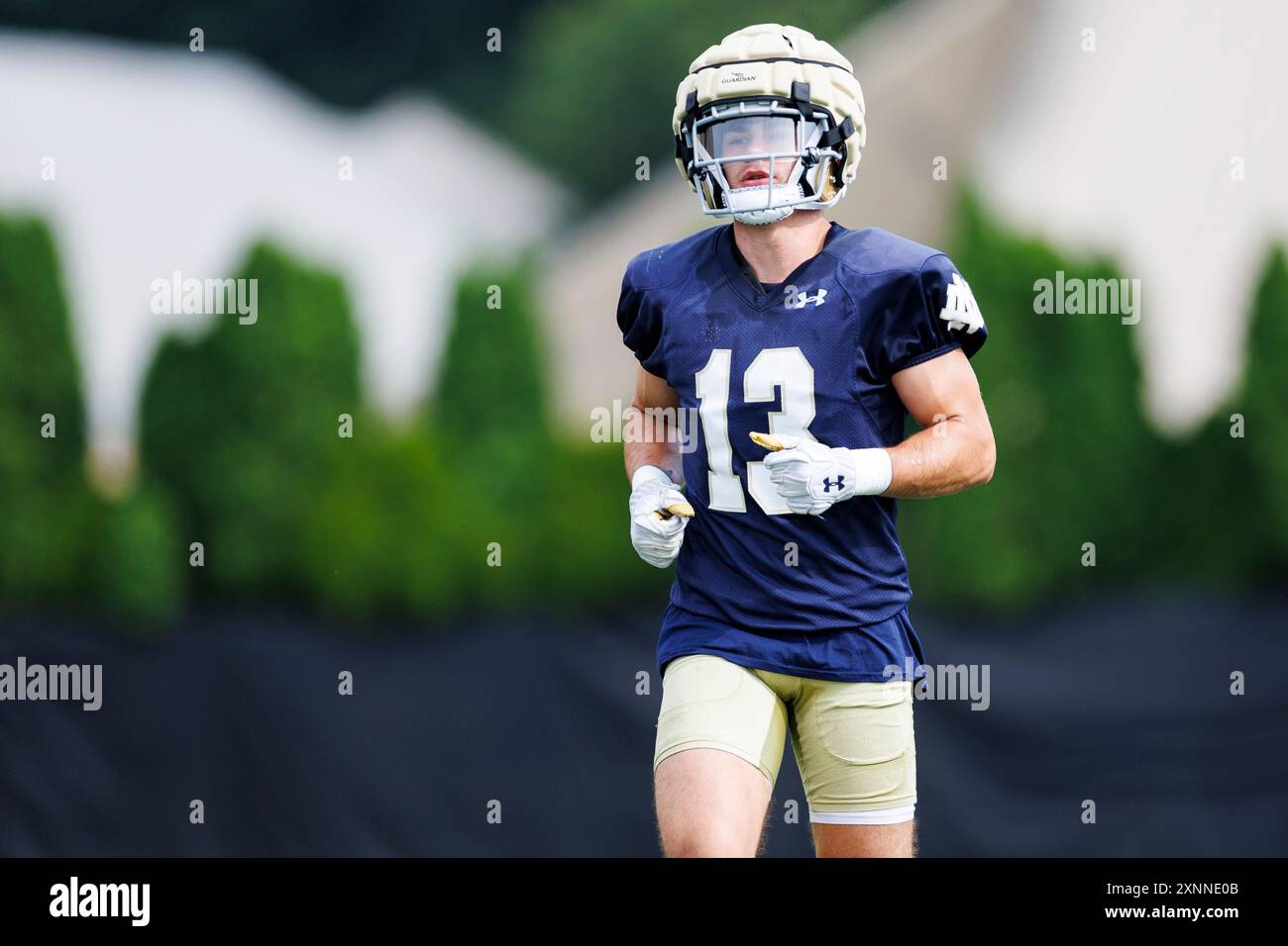 August 01, 2024: Notre Dame safety Ben Minich (13) during the Notre ... August 01, 2024: Notre Dame safety Ben Minich (13) during the Notre ...