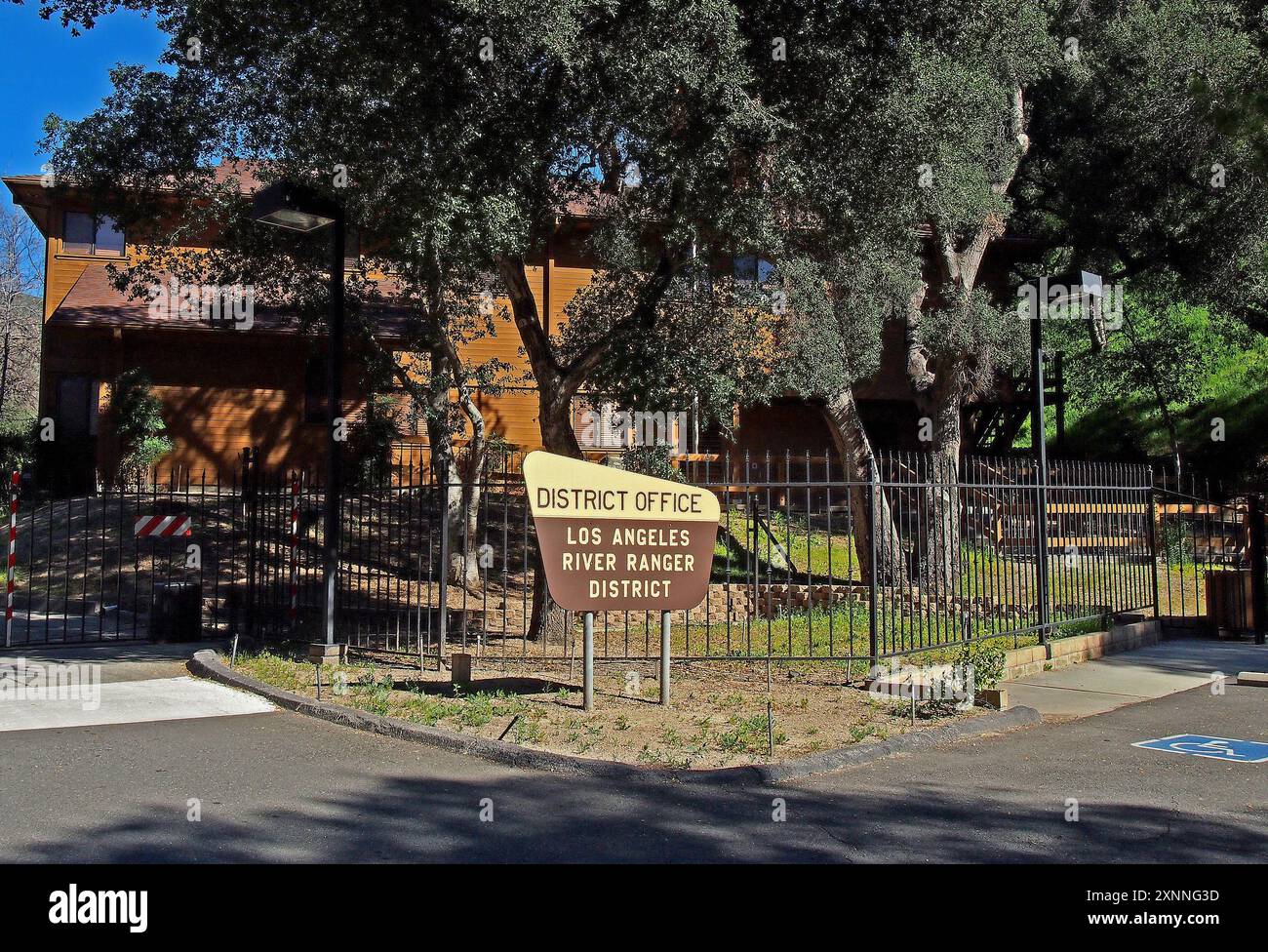 Los Angeles River Ranger District office in Southern California Stock ...