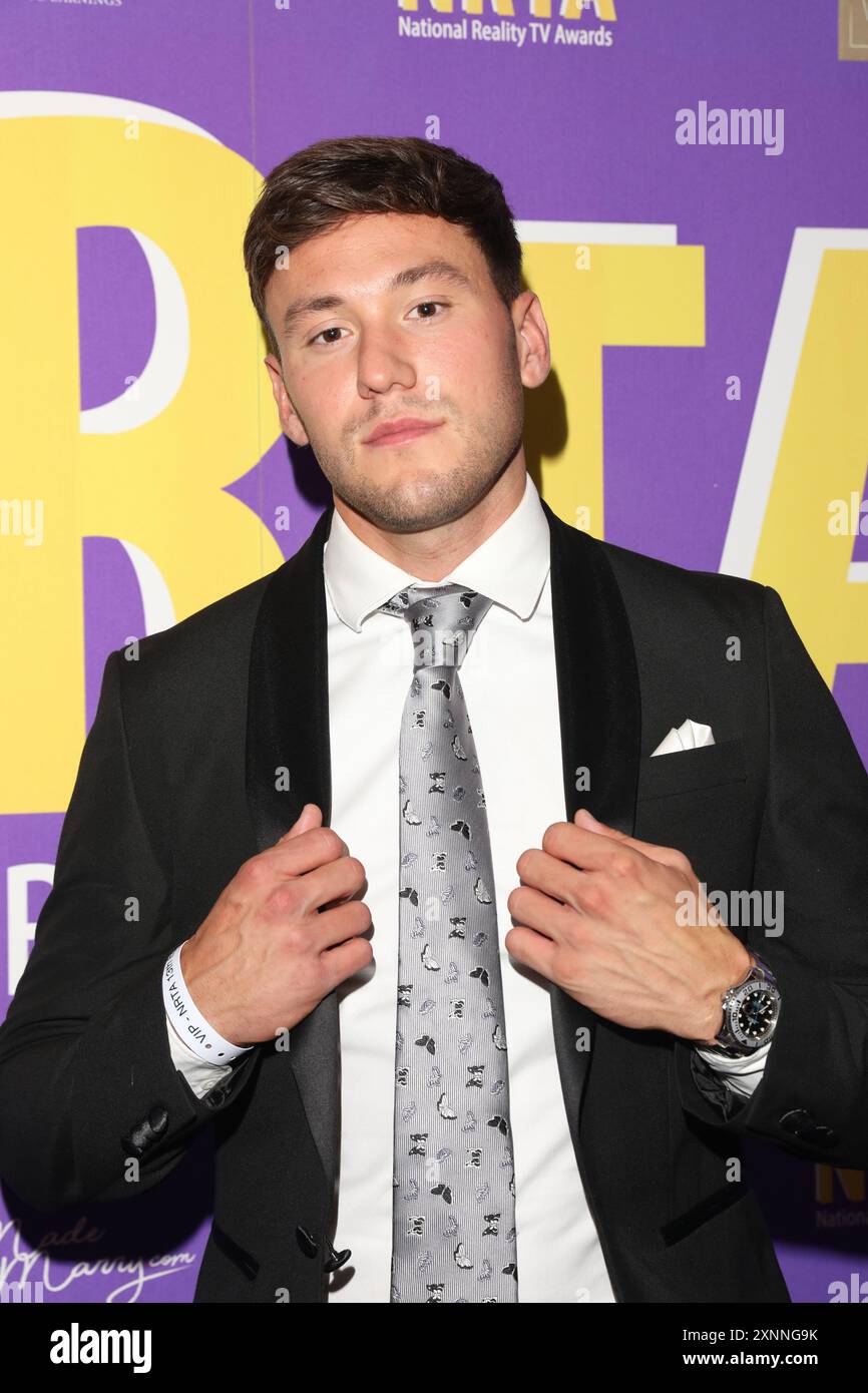 Guest attends National Reality TV Awards at Porchester Hall in London ...