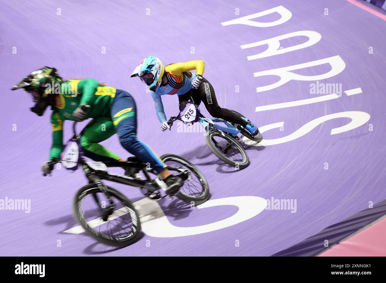 Paris, France. 01st Aug, 2024. Belgian BMX'er Aiko Gommers pictured in ...