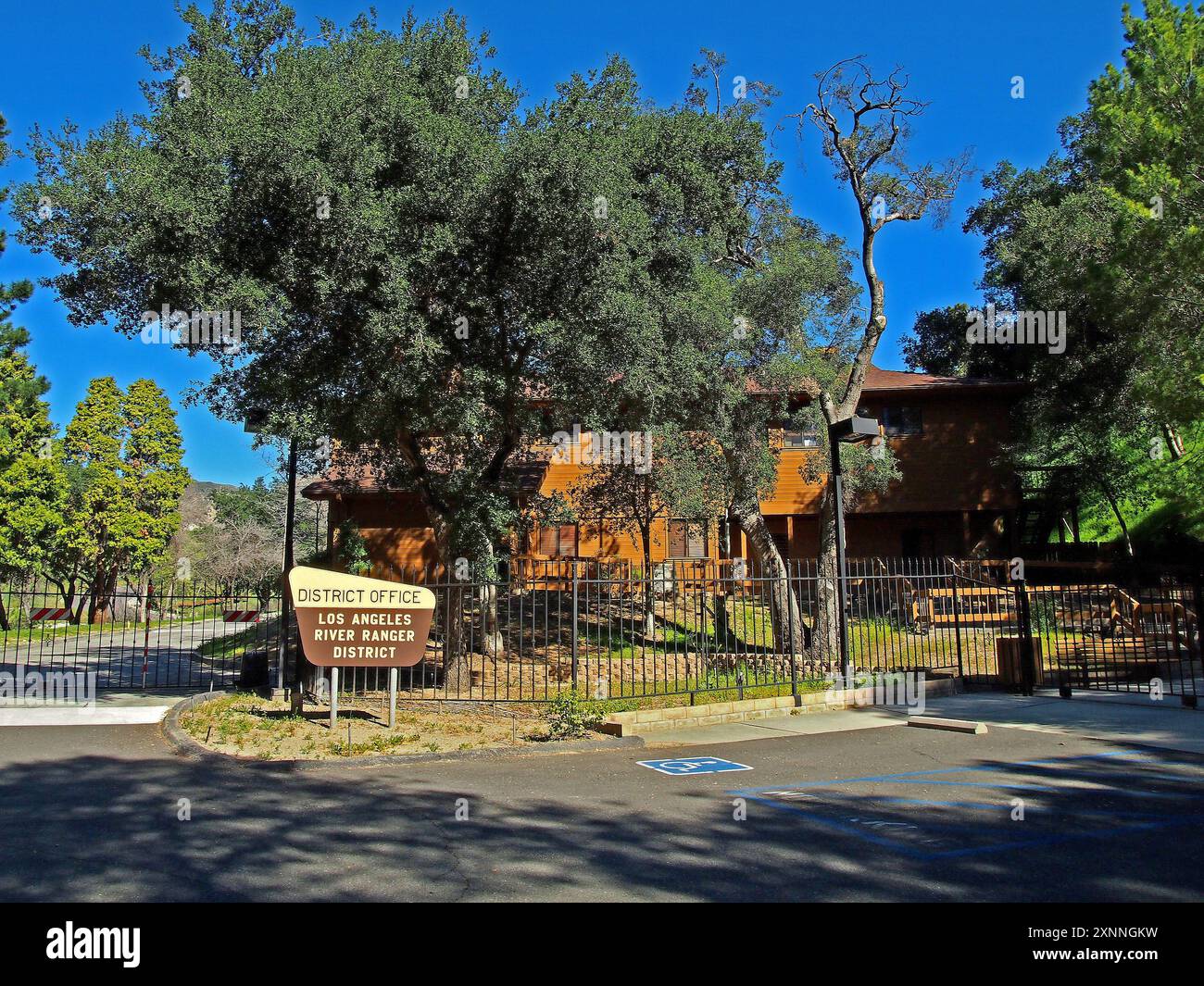 Los Angeles River Ranger District office in Southern California Stock ...