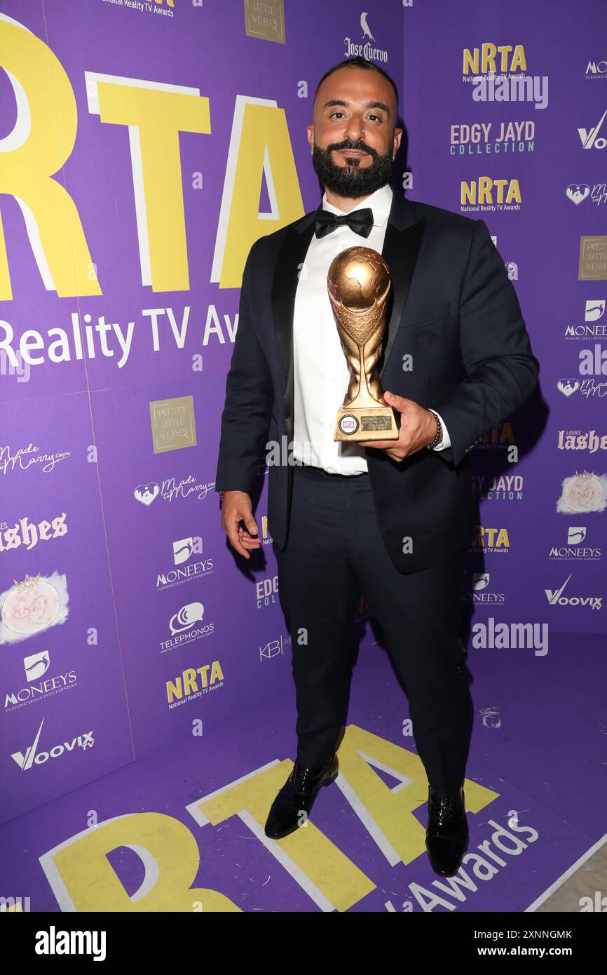 Kris Fade attends National Reality TV Awards at Porchester Hall in ...