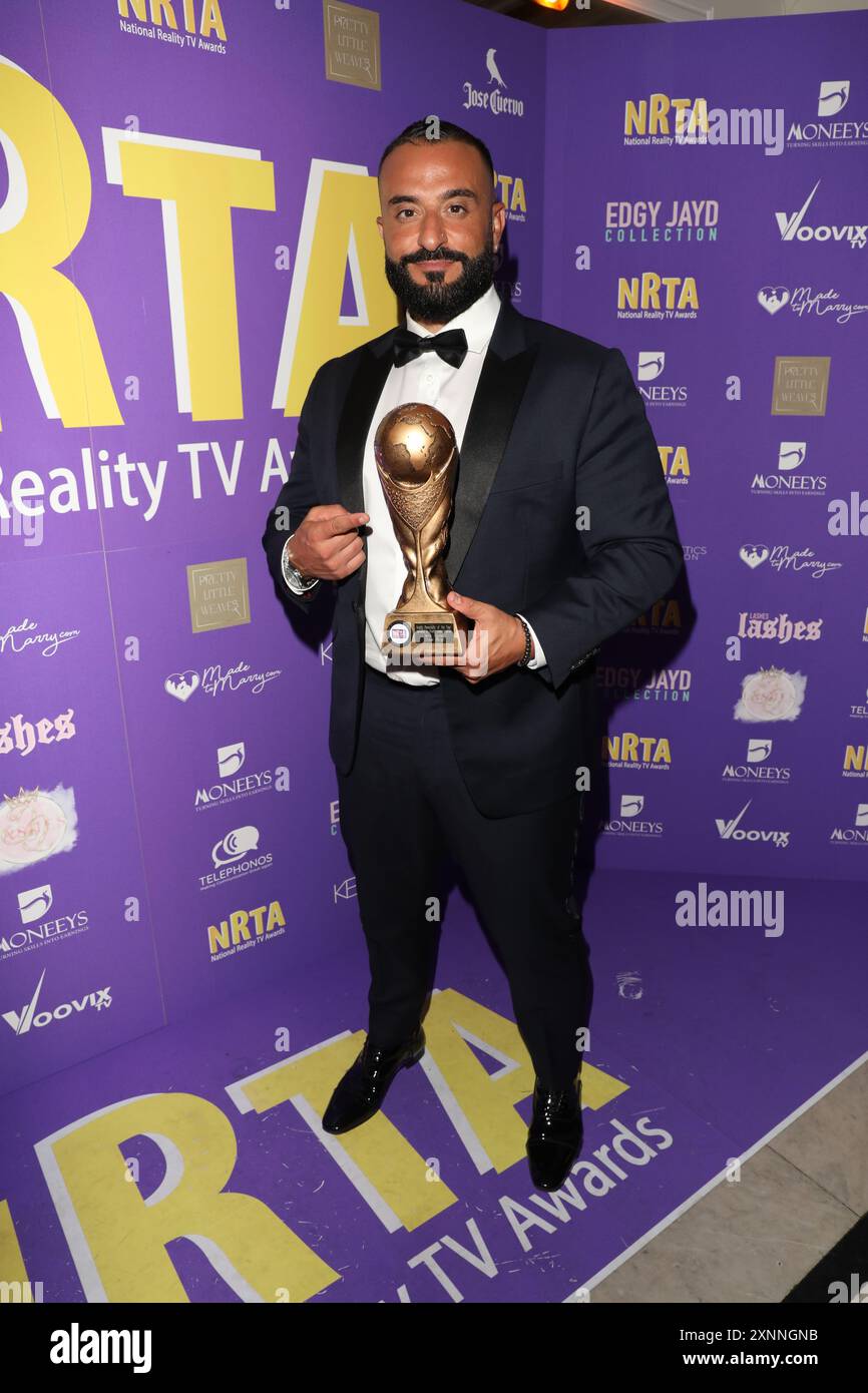 Kris Fade attends National Reality TV Awards at Porchester Hall in ...