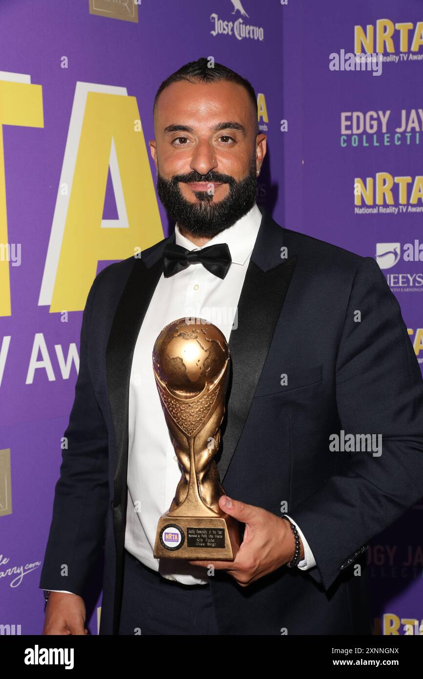 Kris Fade attends National Reality TV Awards at Porchester Hall in ...