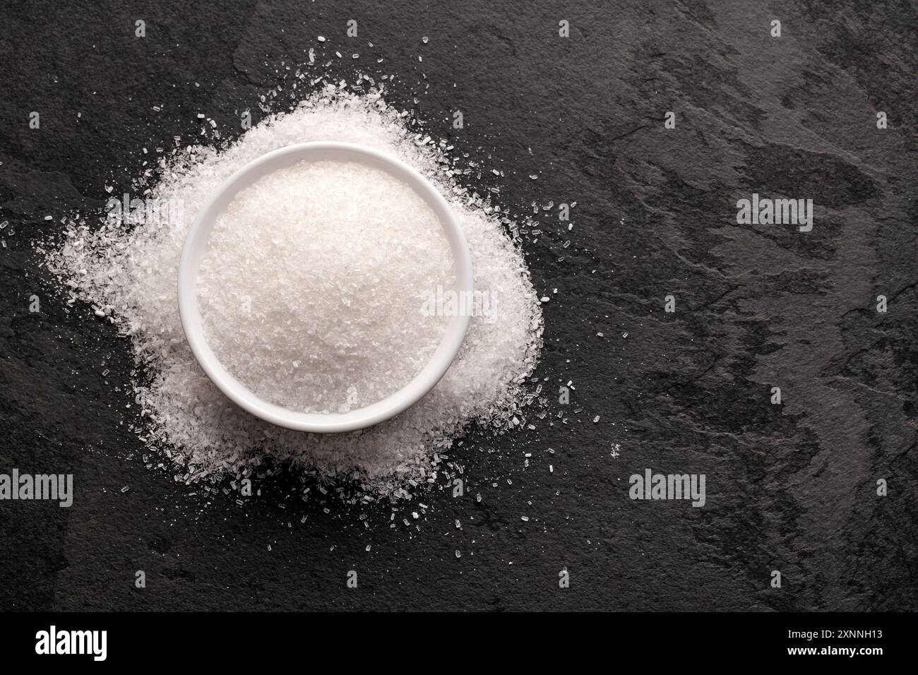 Magnesium chloride flakes, ionic mineral compound - Sea salt Stock ...