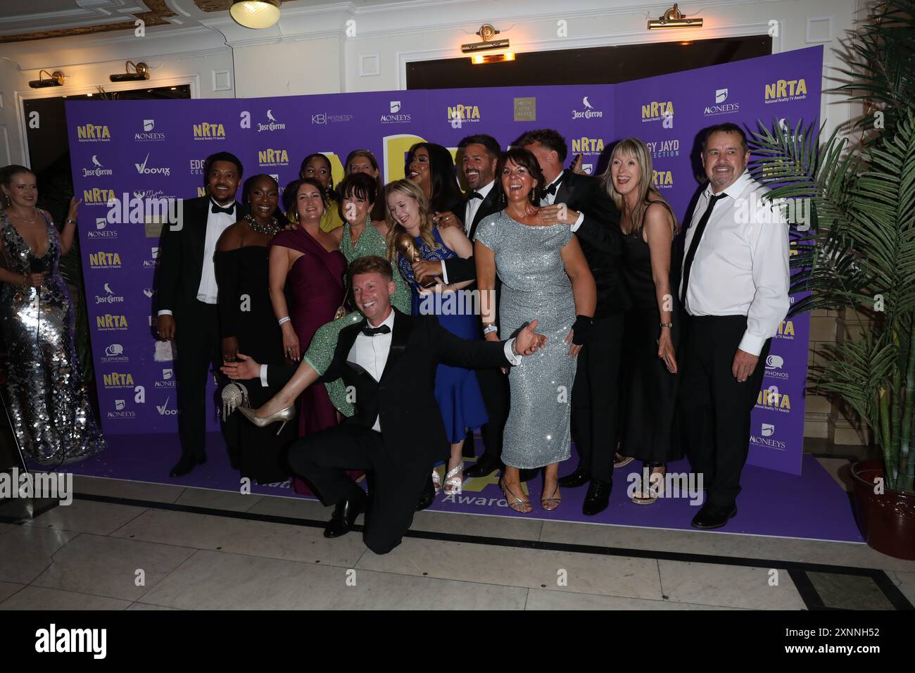 Winners at National Reality TV Awards at Porchester Hall in London ...
