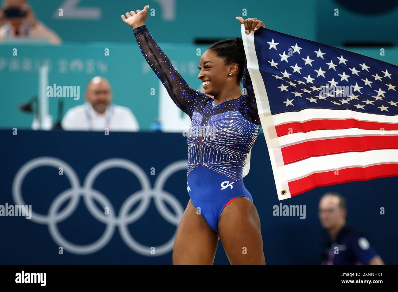 PARIS, FRANCE - AUGUST 01: Olympic Champion and Gold Medal Winner ...