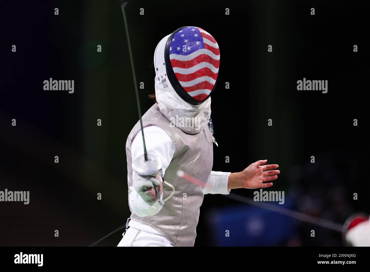 Paris, France, 1 August, 2024. Lee Kiefer of USA during the Paris 2024 ...