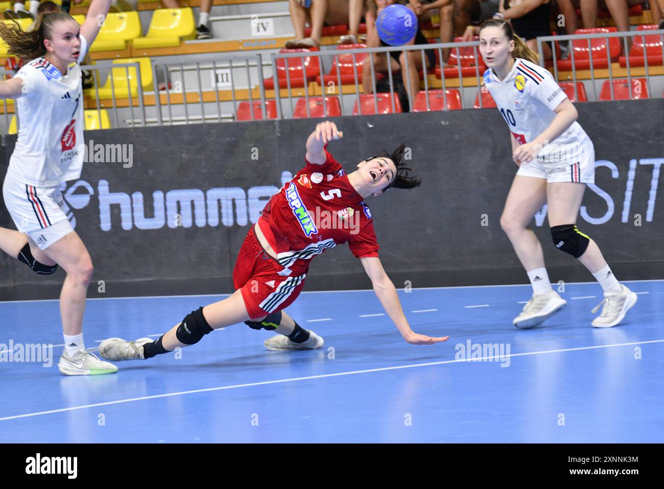 Skopje, Macedonia-7 30 2024. Final match between France and Hungary ...