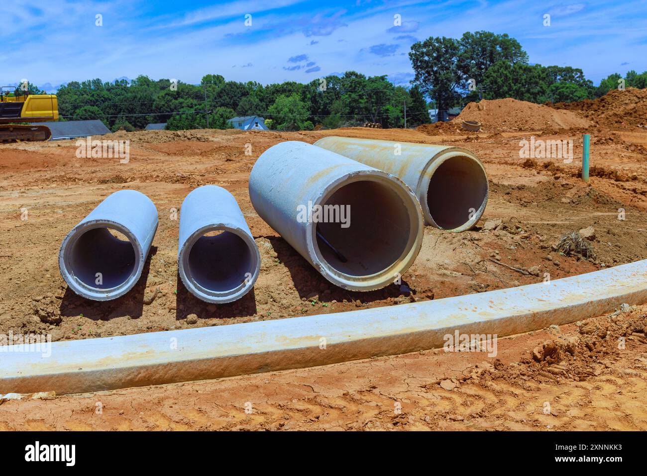 Storm water drainage trays were constructed as drainage canals before ...