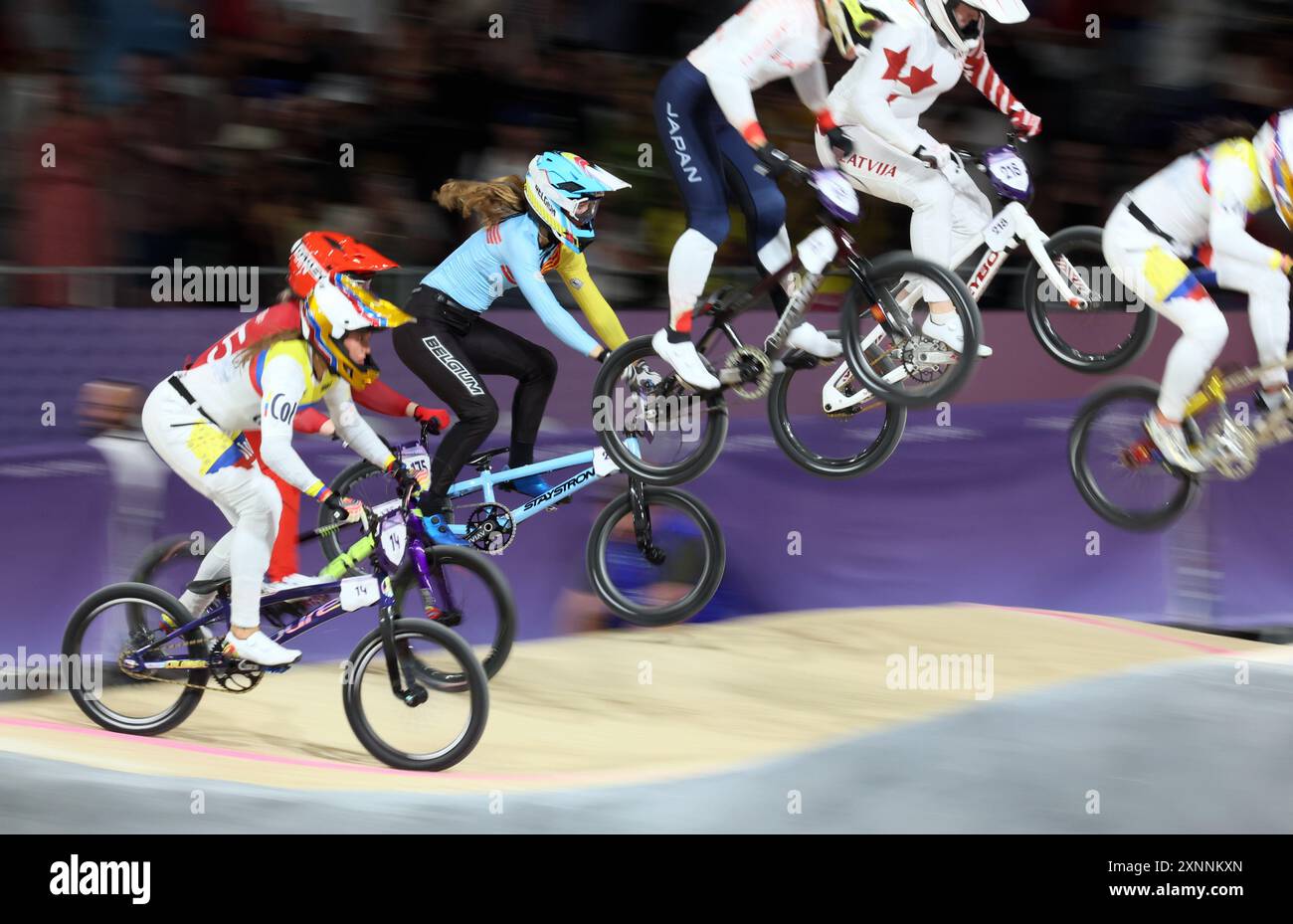 Paris, France. 01st Aug, 2024. Belgian BMX'er Aiko Gommers pictured in ...