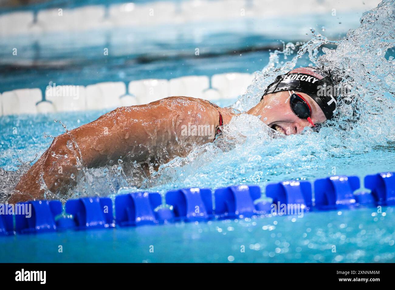 LEDECKY Katie of United States during the Swimming, Women's 4 x 200m ...