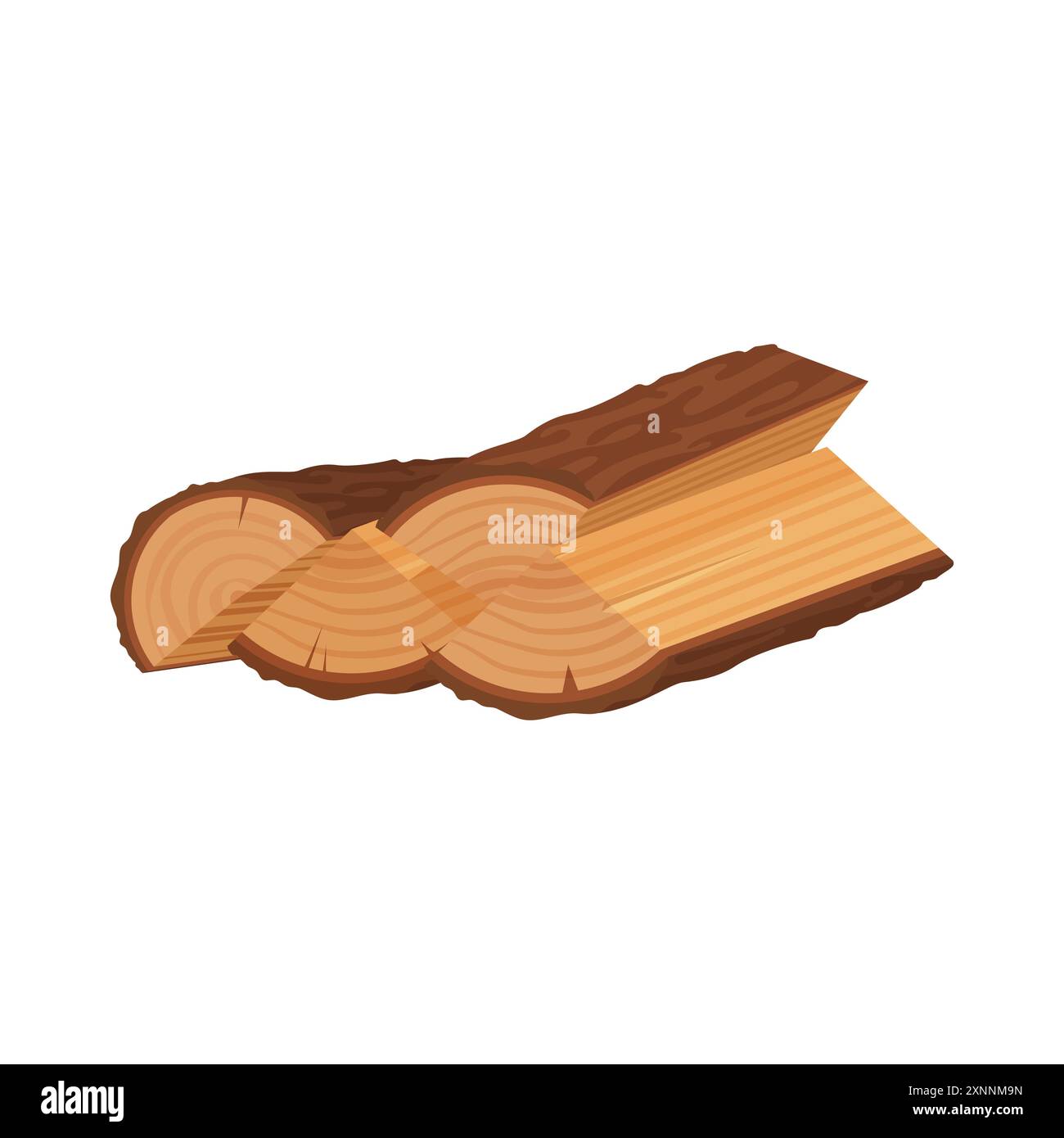 Pile of tree logs for fire, bunch of trunk slices and wooden pieces ...