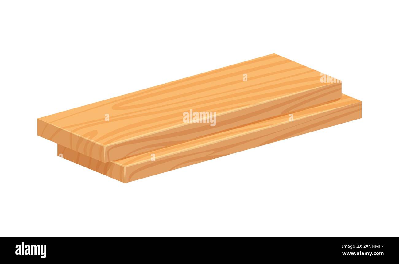 Wooden planks from sawmill, detailed log tree slices and board pile ...