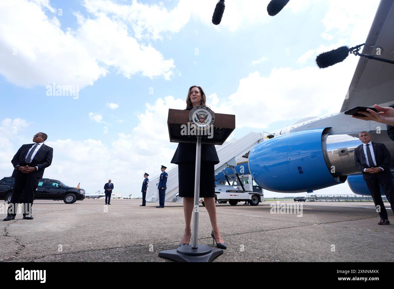 Vice President Kamala Harris delivers remarks at George Bush ...