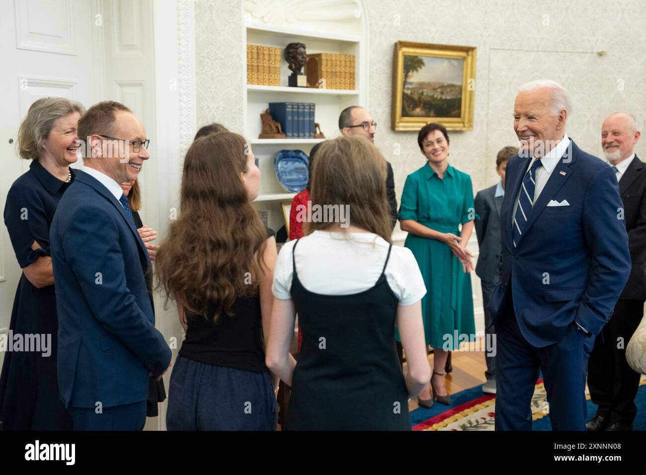 Washington, United States. 01st Aug, 2024. President Joe Biden meets ...