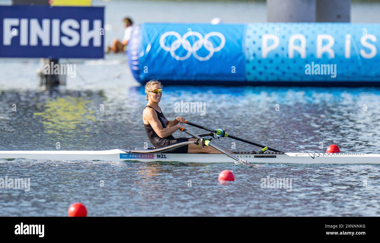 Vaires Sur Marne. 1st Aug, 2024. Emma Twigg of New Zealand competes ...