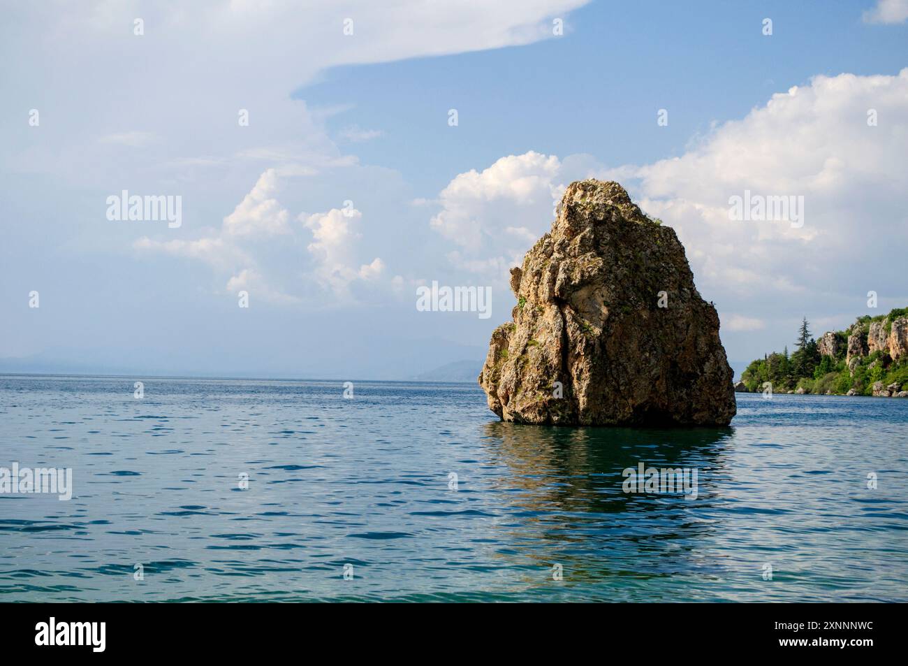 Trpejca village a famous tourist spot on Lake Ohrid and Galicica ...