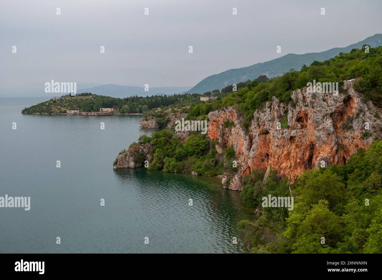 Trpejca village a famous tourist spot on Lake Ohrid and Galicica ...