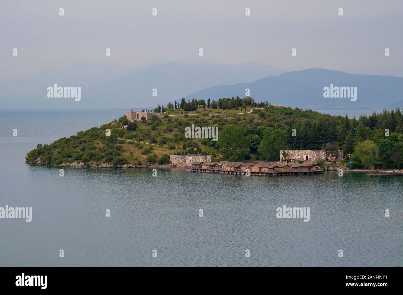 Trpejca village a famous tourist spot on Lake Ohrid and Galicica ...