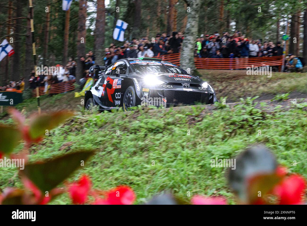 The Driver Elfyn Evans And Co-Driver Scott Martin Of The Team Toyota ...
