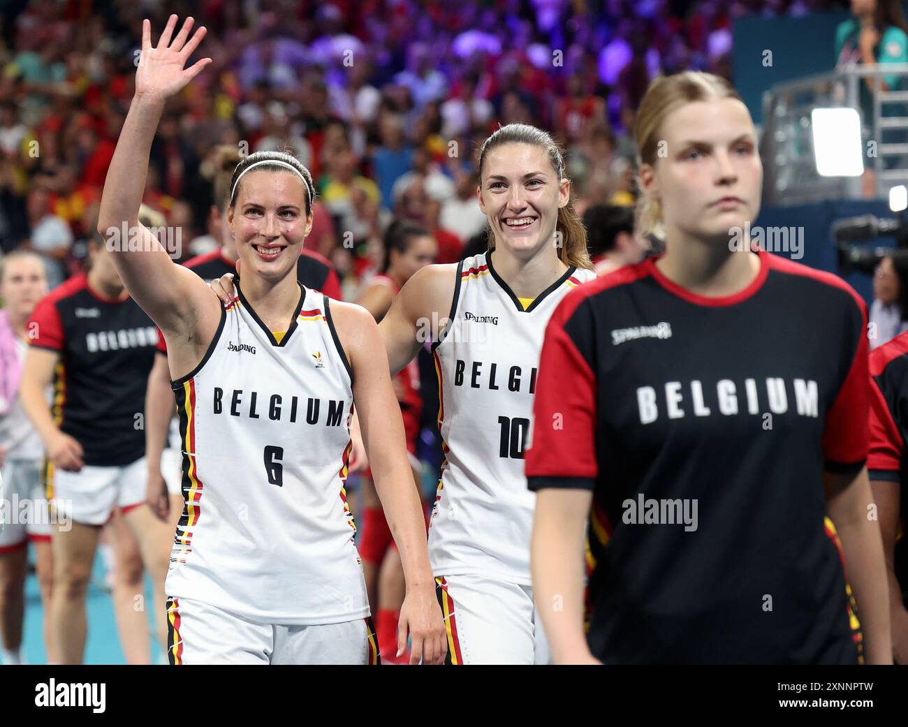Lille, France. 01st Aug, 2024. Belgium's Antonia Delaere and Belgium's ...