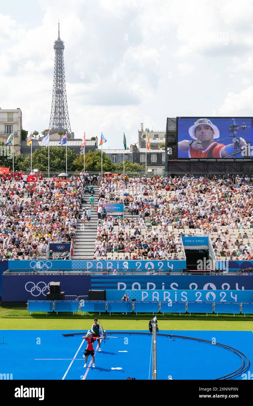 Paris, Ile de France, France. 1st Aug, 2024. Archery Men's Invidiual ...