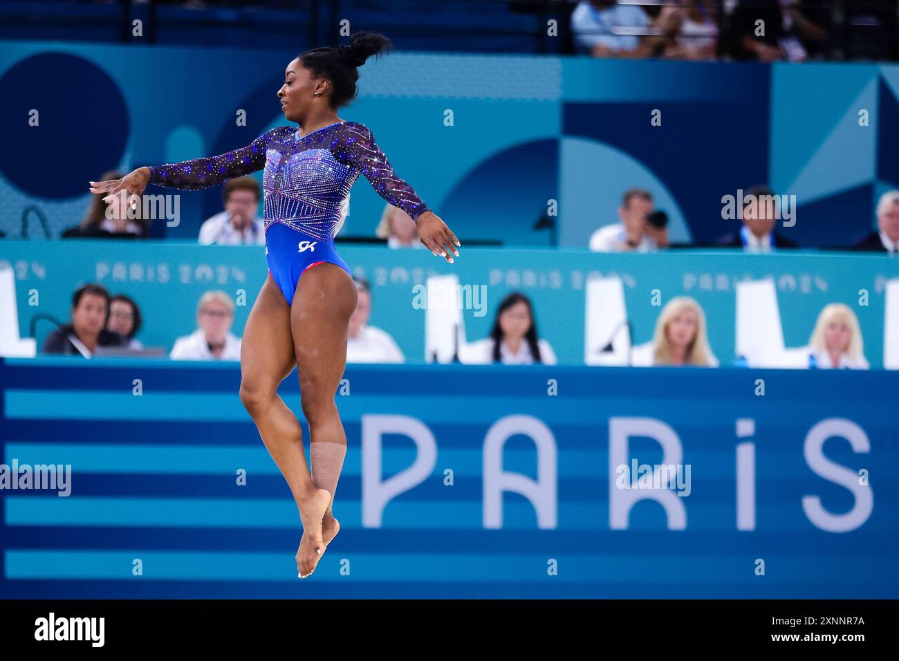 Paris, France, 1 August, 2024. Simone Biles of USA performing on the ...