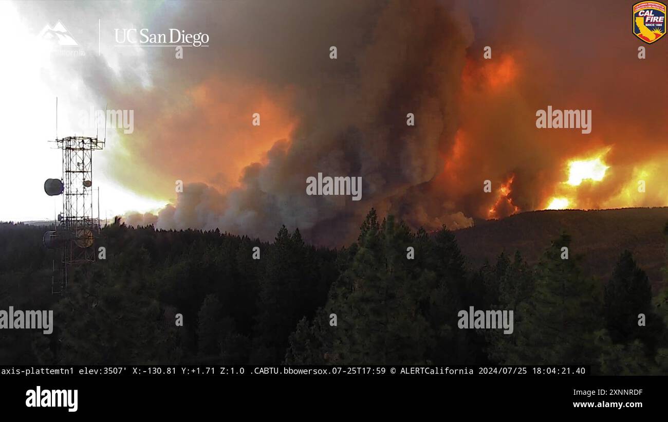 Chico, California, USA. August 1, 2024. Landscape showing scope of ...