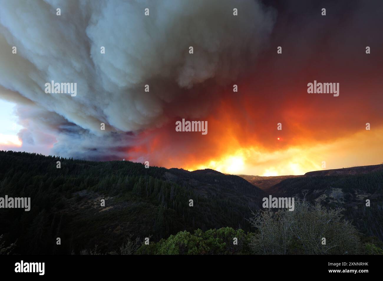 Chico, California, USA. August 1, 2024. Landscape showing scope of ...