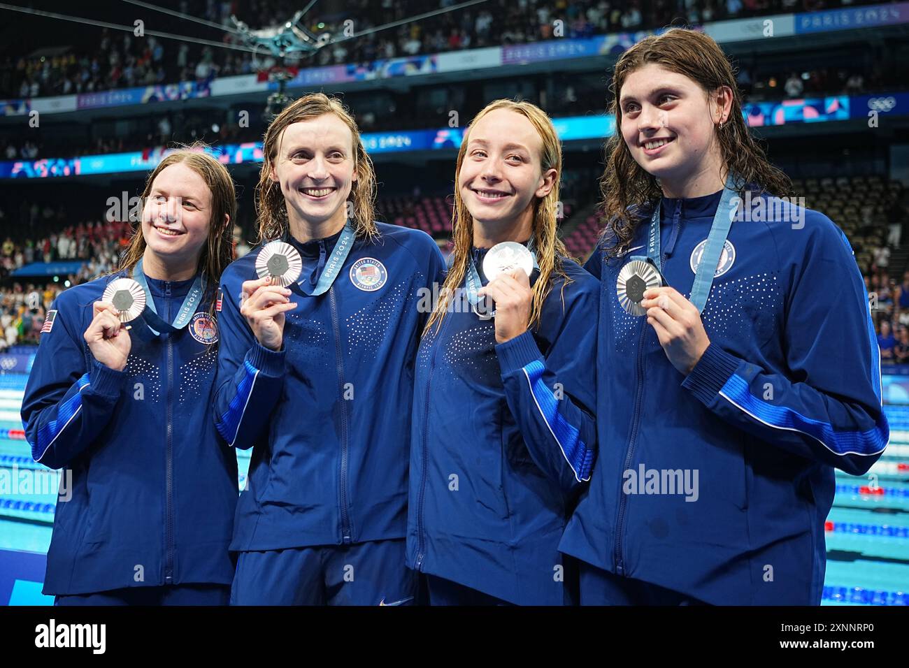 Paris, France. 01st Aug, 2024. Olympics, Paris 2024, 4 x 200 m ...