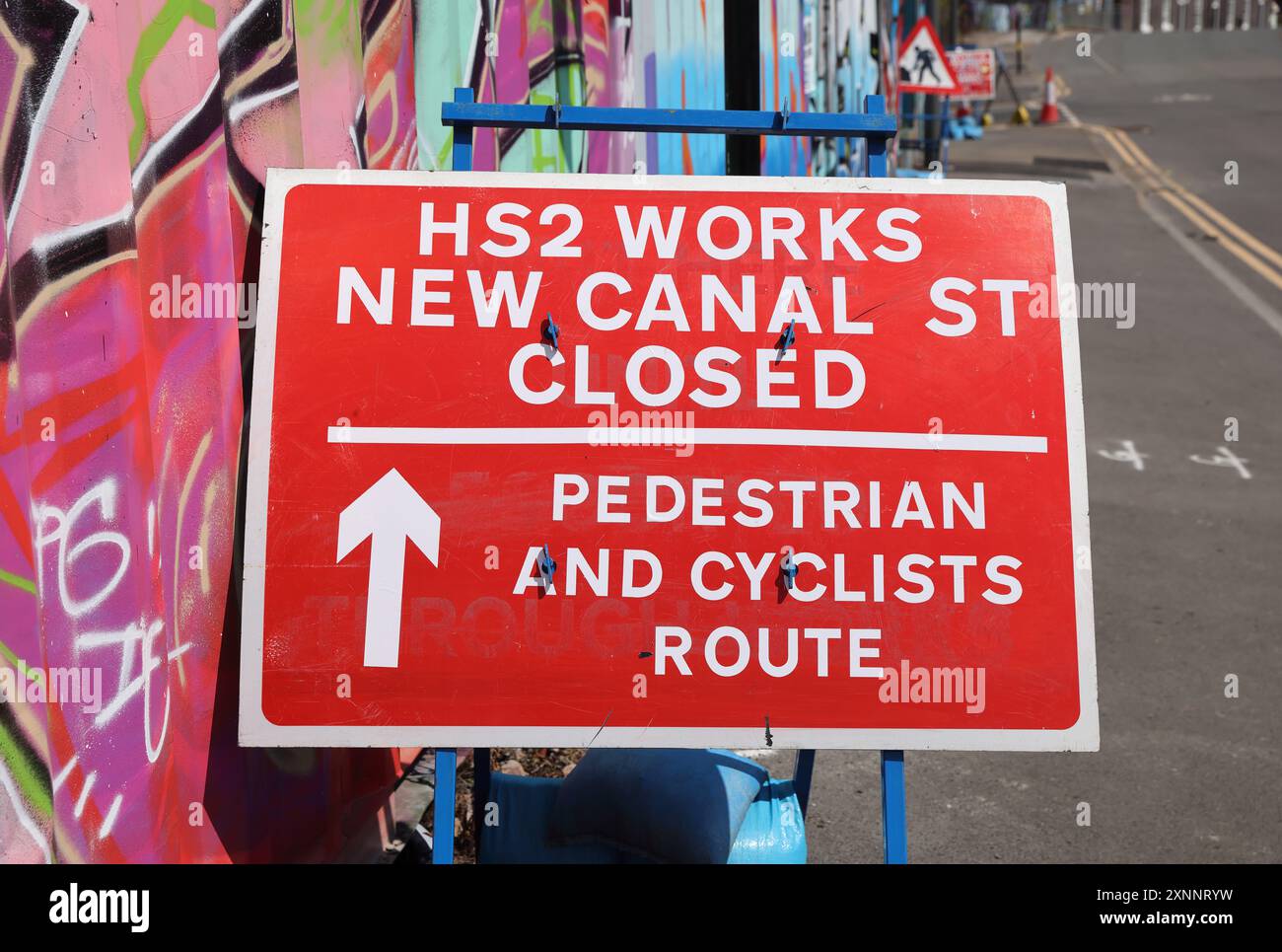 Digbeth in Birmingham where the new HS2 station is built at Curzon ...