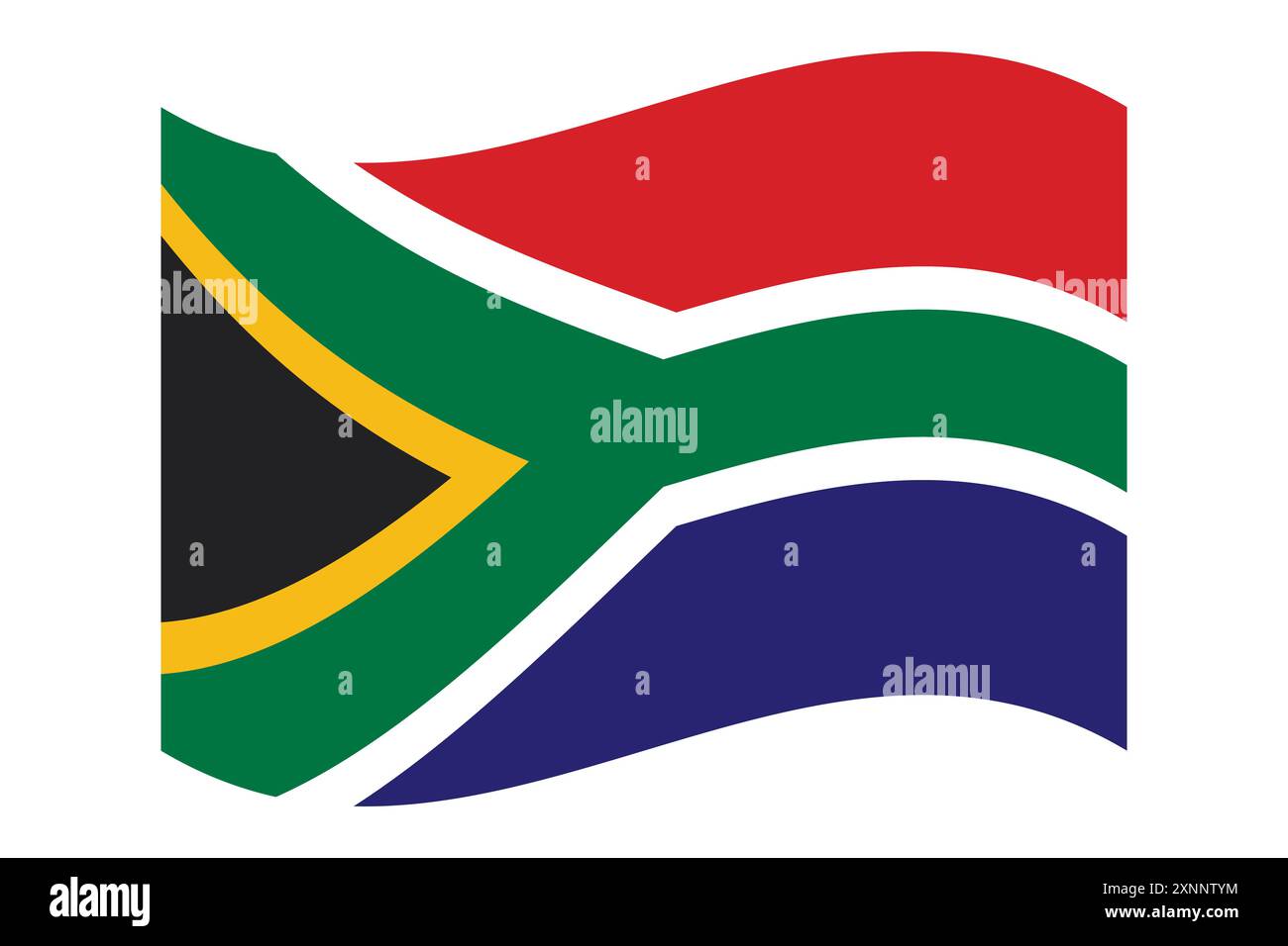 Flag of Republic of South Africa. RSA national symbol in official ...